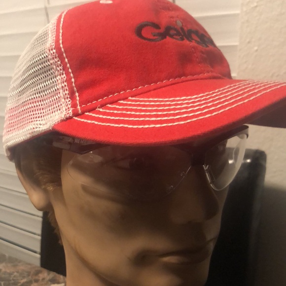 Kurt Geiger | Accessories | Geiger Advertising Baseball Cap Red White ...